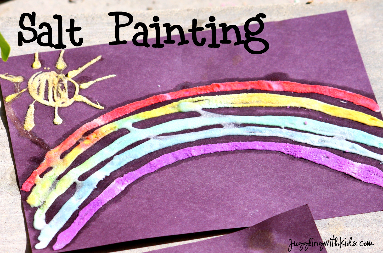Pintura amb sal | Salt painting, Fun activities for kids, Summer fun ...