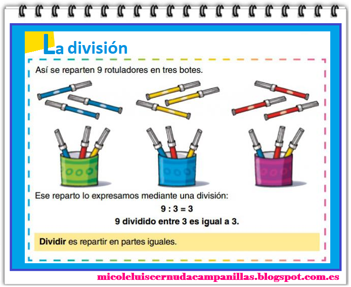 CIFRAS Y LETRAS: REPASO TABLAS E INTRODUCCIÓN A LA DIVISIÓN