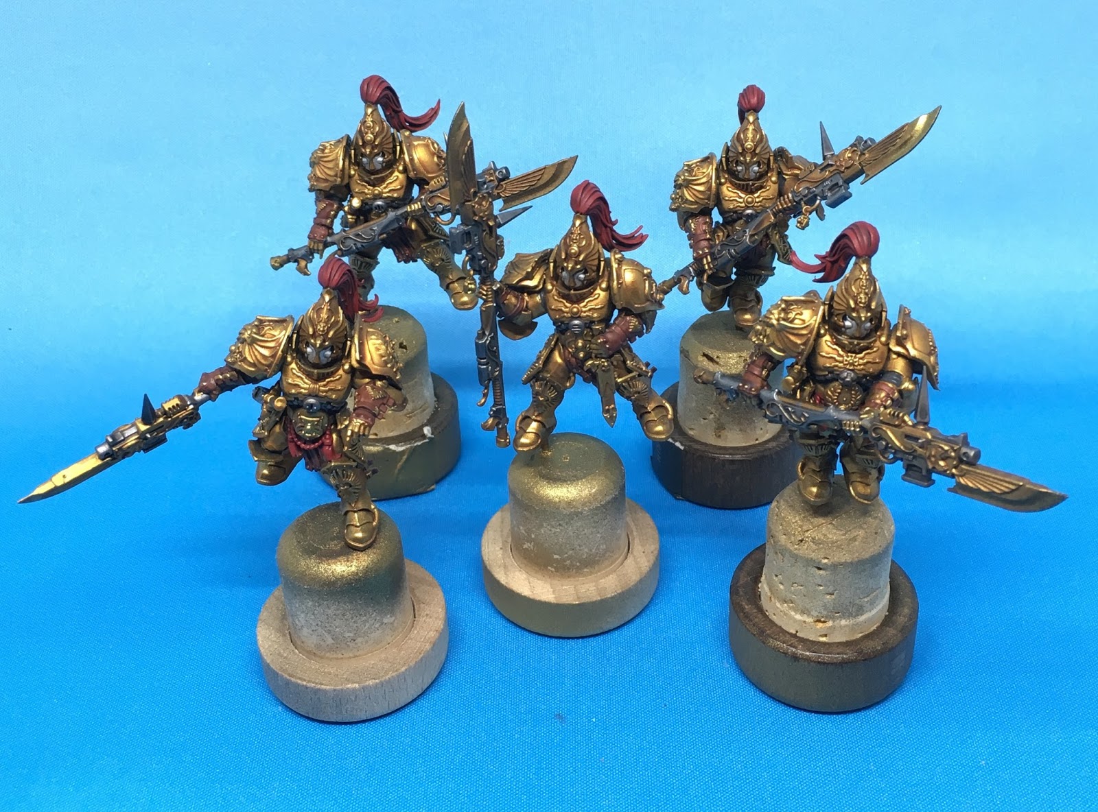 262nd Death Korps of Krieg: WIP: Adeptus Custodes with Halberds II