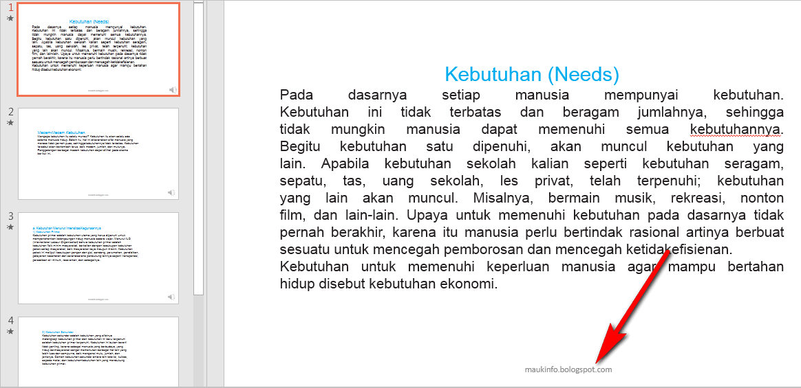 Cara Memberikan Footnote Di Slide PowerPoint 2016 cara-memberikan-footnote-di-slide-powerpoint-2016