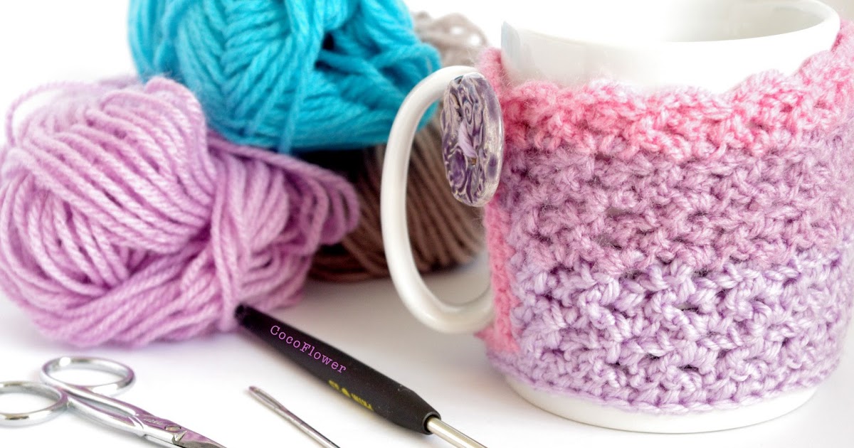 DIY Cozy Mug Cover ou le couvre tasse confortable au crochet