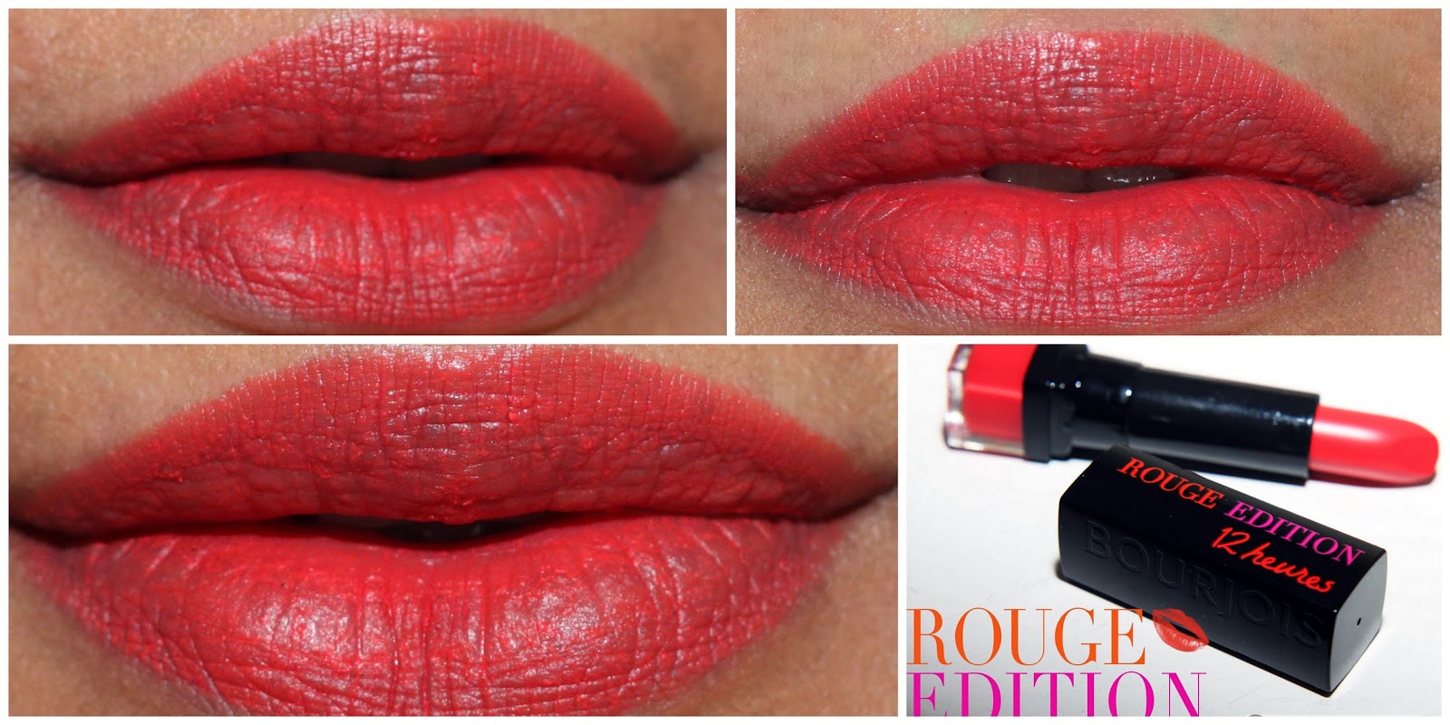 Bourjois Rouge Edition 12 Hour Lipstick- Review,Photos,Swatch ...