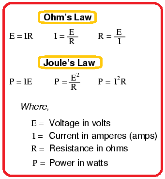 Ohm's Law and Joule's Law - EEE COMMUNITY