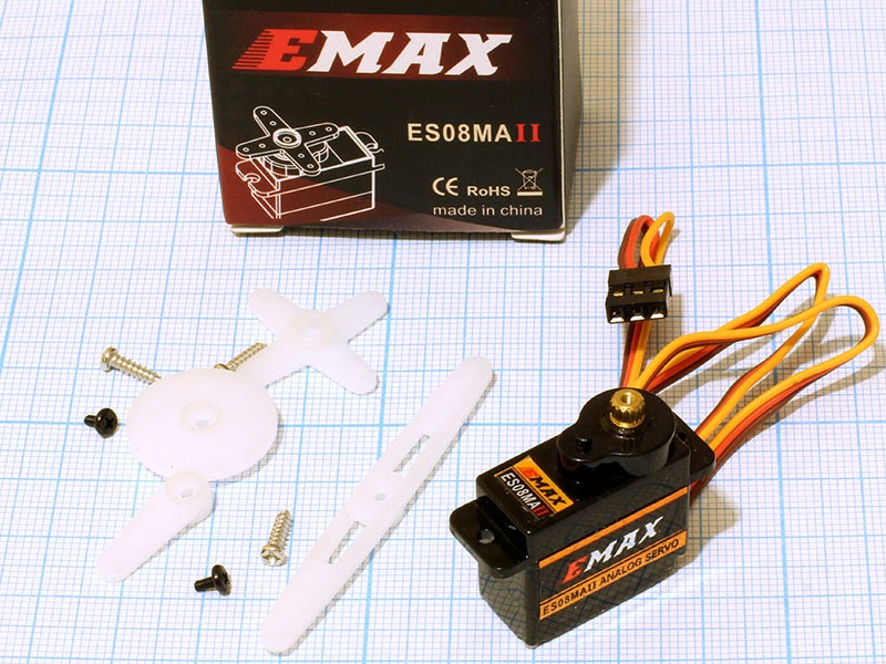 RC IT Music Photo Video: Inside Servo EMAX ES08MA 1.8kg Mini Metal Gear