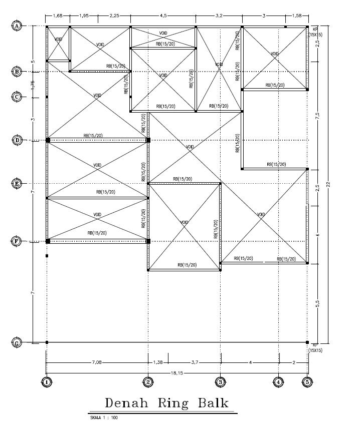 Jasa Gambar Denah Rencana Ring Balk - JASA INTERIOR 3D MURAH