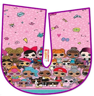 Alfabeto LOL Surprise. Cute LOL Surprise Abc. - Oh my Alfabetos!