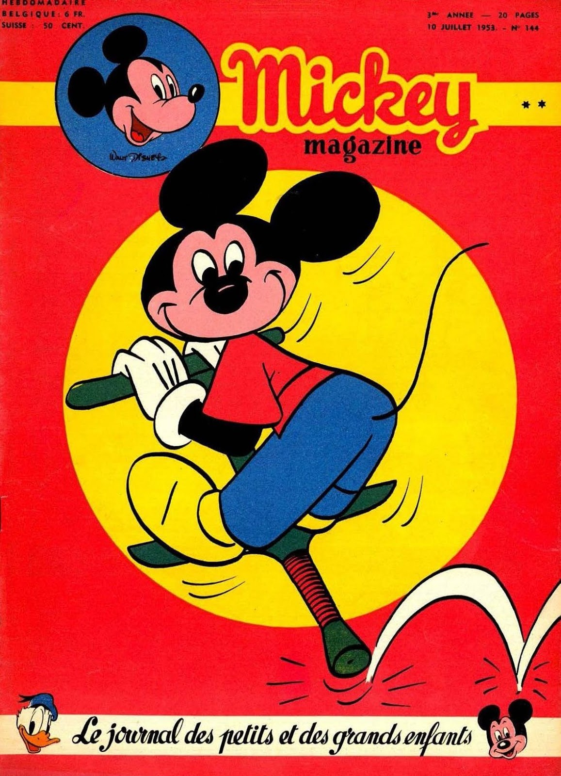Le journal de Mickey: Mickey magazine 144