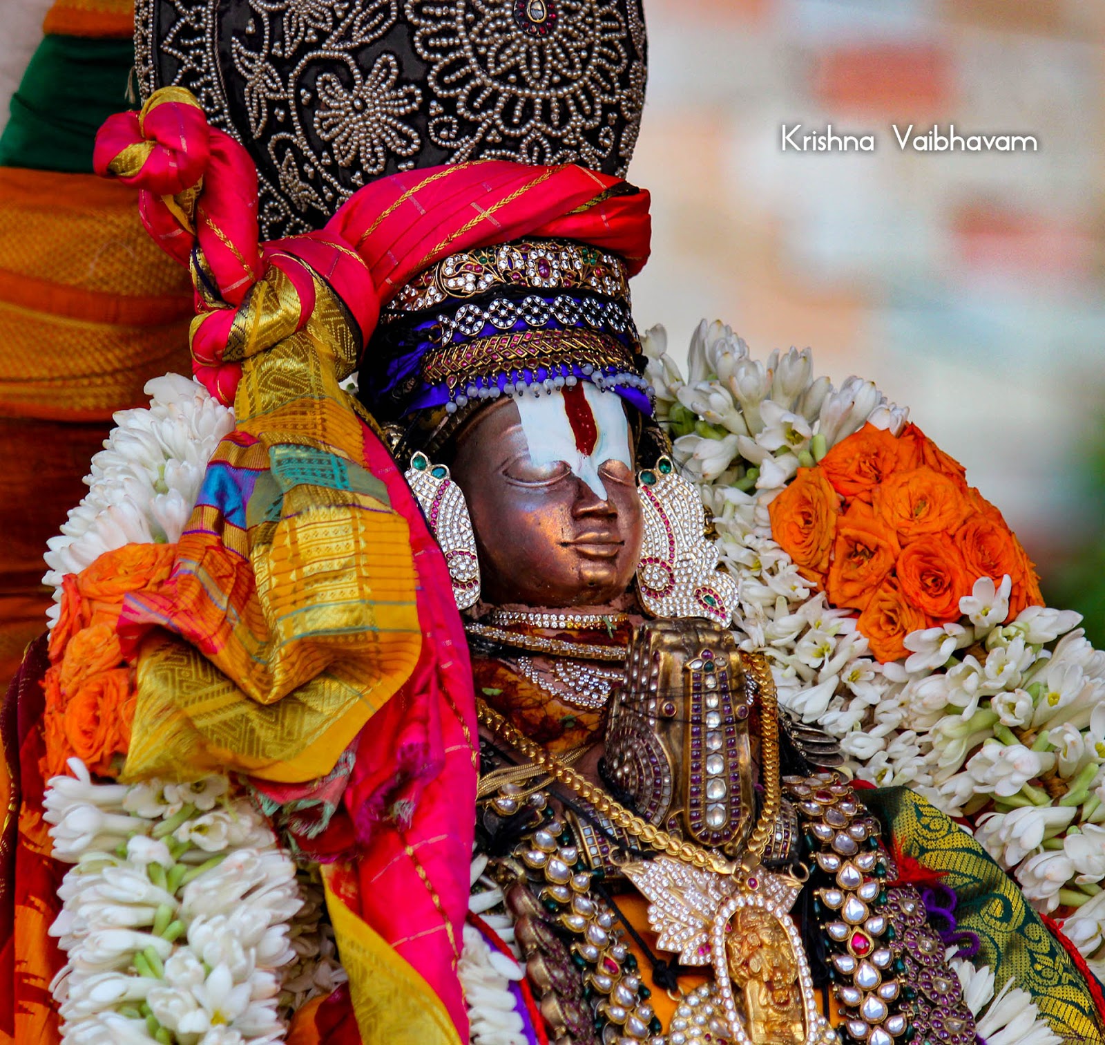 Krishna Vaibhavam: Sri Mylai Peyzhwar in Thiruvallikeni Magalasasanm ...