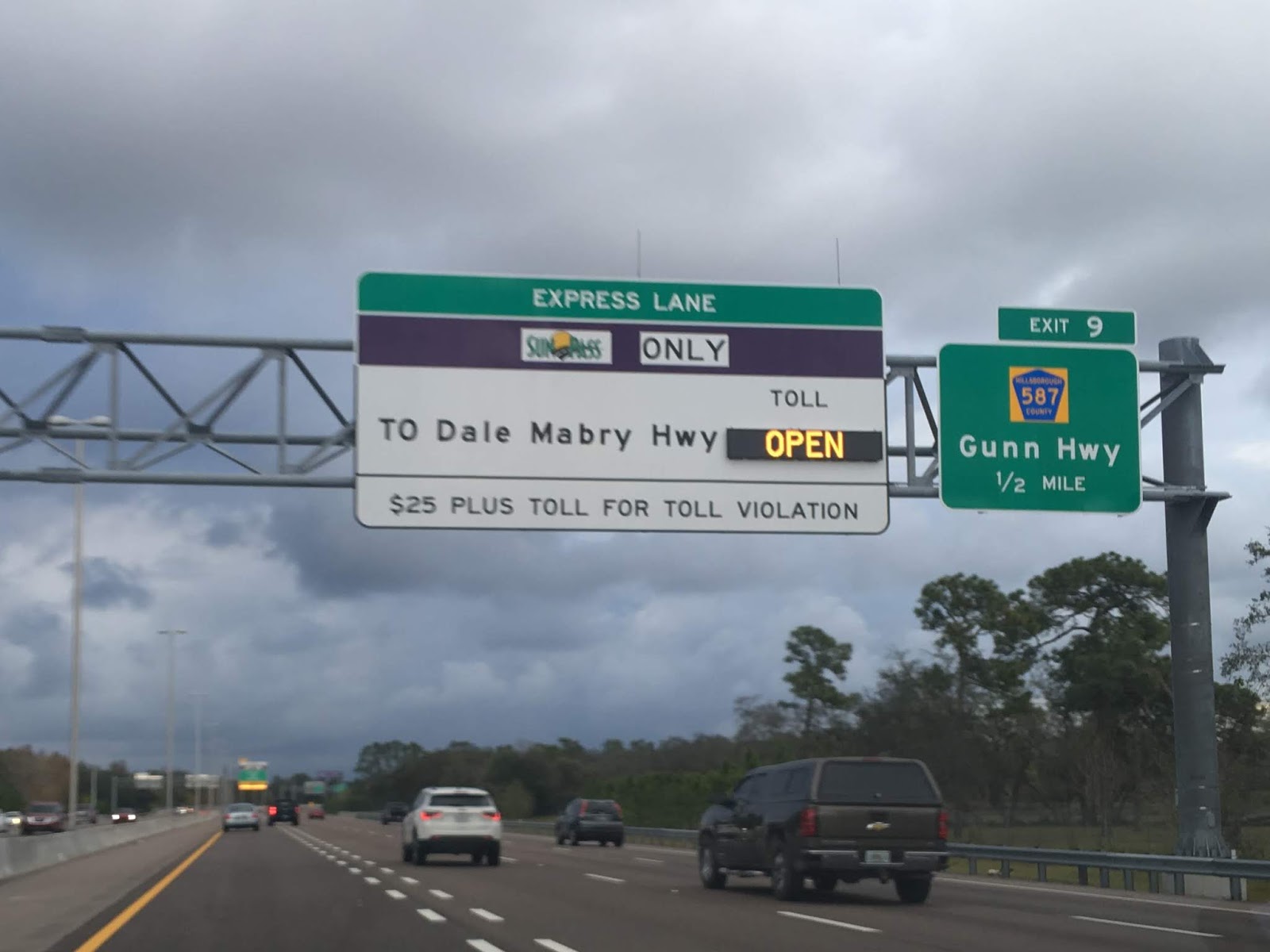 Florida State Road 589/Veterans Expressway express lanes