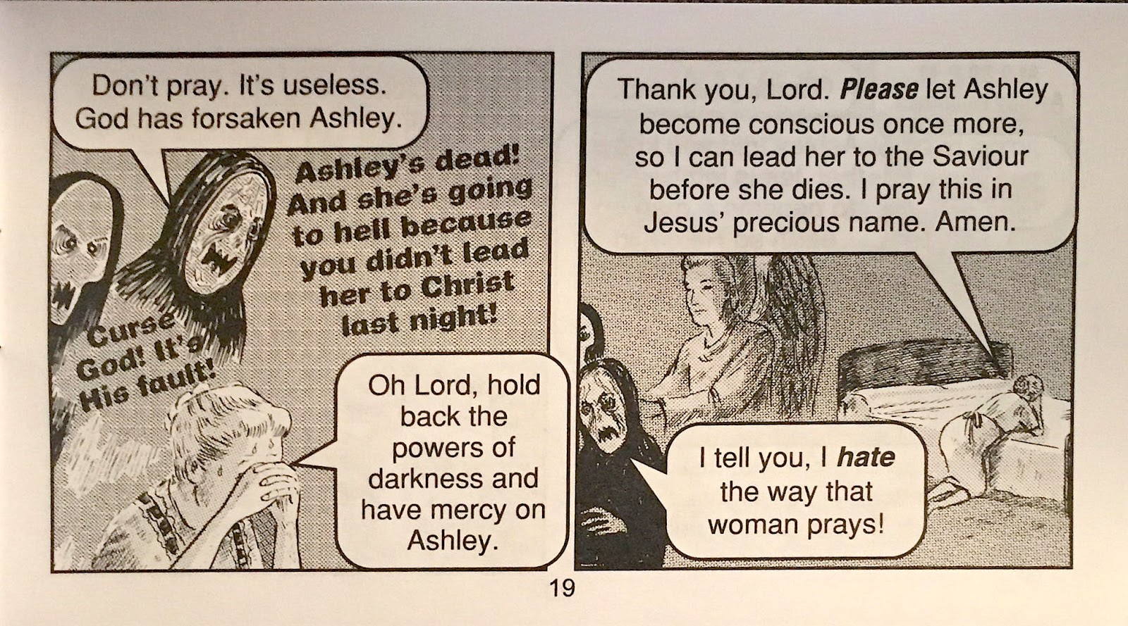 Weird Science DC Comics: Chick Tract # 045: Bewitched? Review