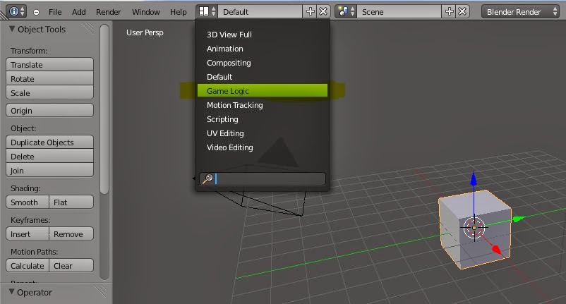 Blender Game Engine: Usando a ferramenta “Toggle System Console”.