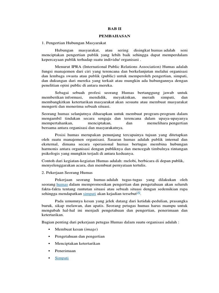 pengertian humas - wood scribd indo