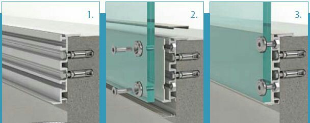 Civil and Architectural Engineering: Balcony Glass framing!!