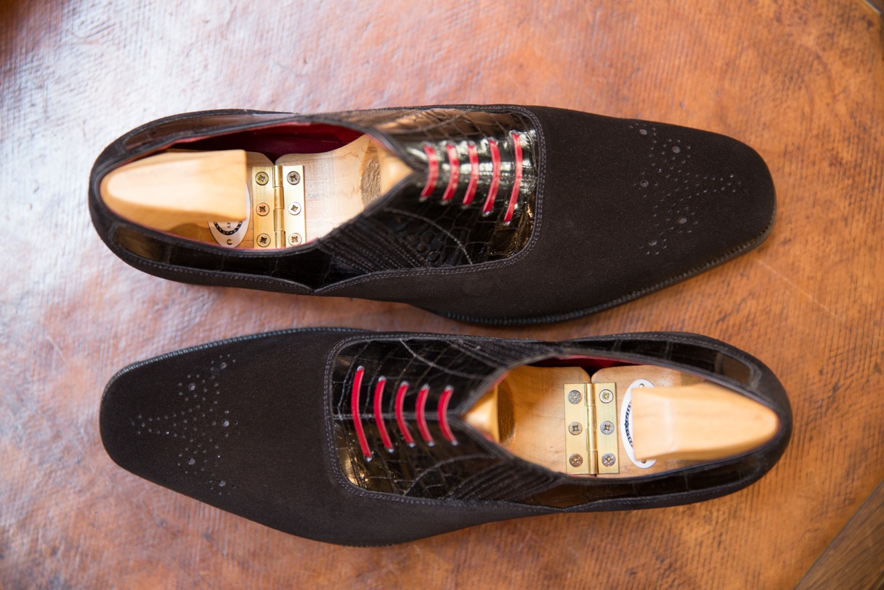 The Shoe AristoCat: GJ Cleverley - V Galosh side gusset with faux laces