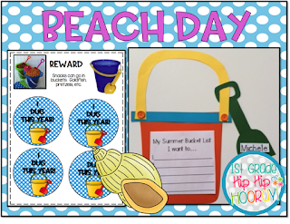 1st Grade Hip Hip Hooray!: Beach Day... Perfect for End of the Year Fun ...