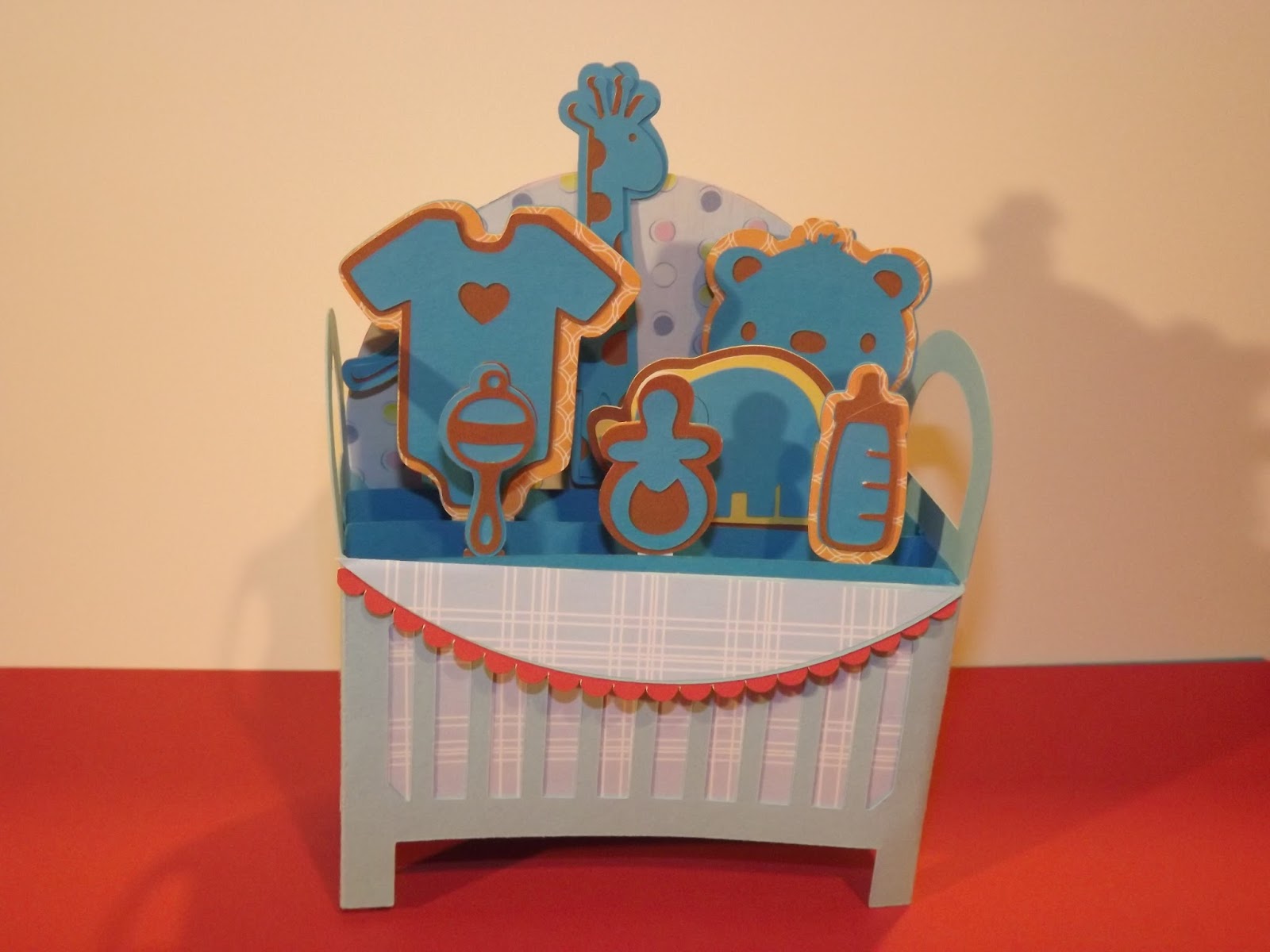 Oh So Many Crafts: Baby Crib box card