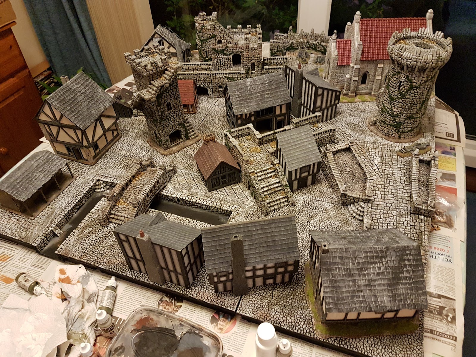Yith's Wargaming Blog: Frostgrave City Boards - Work in Progress ...