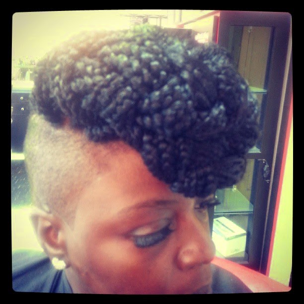 Pompadour fishtail braid hairstyles