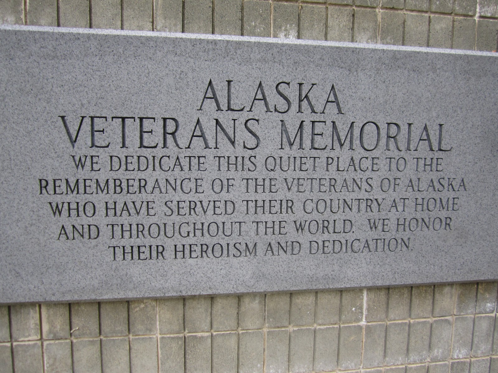 Alaskan Adventure: Alaskan Veteran's Memorial and Denali Park