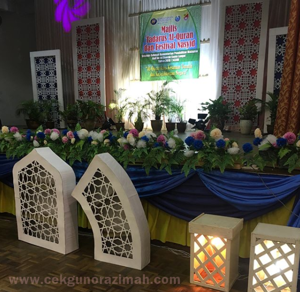 hiasan pentas tilawah al-quran - Brian King