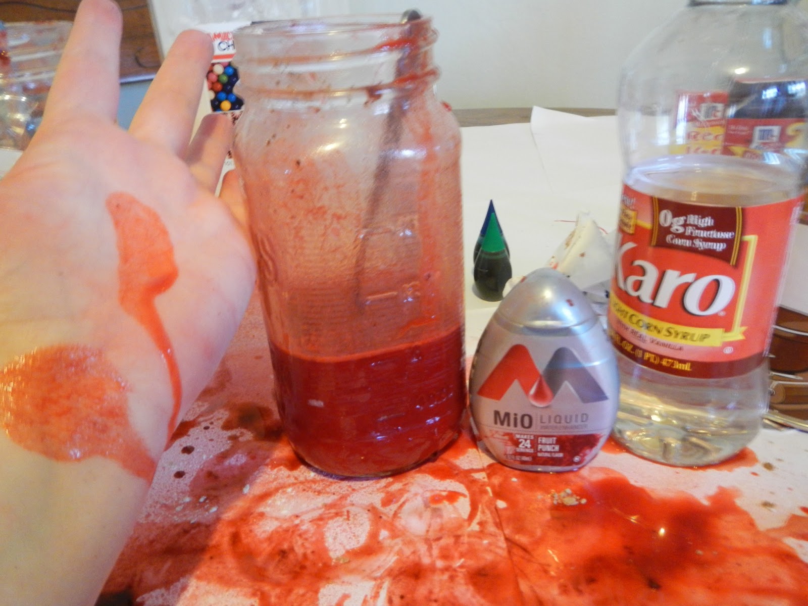 Monster Blog: Fake blood recipes