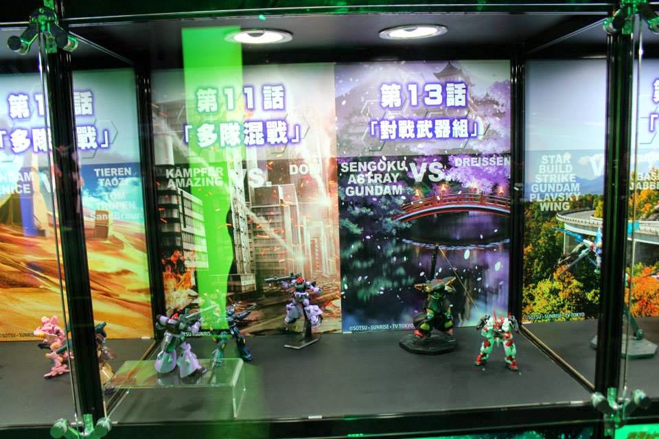 GUNDAM GUY: Gundam Build Fighters 'Every Episode Battle' Diorama - On ...