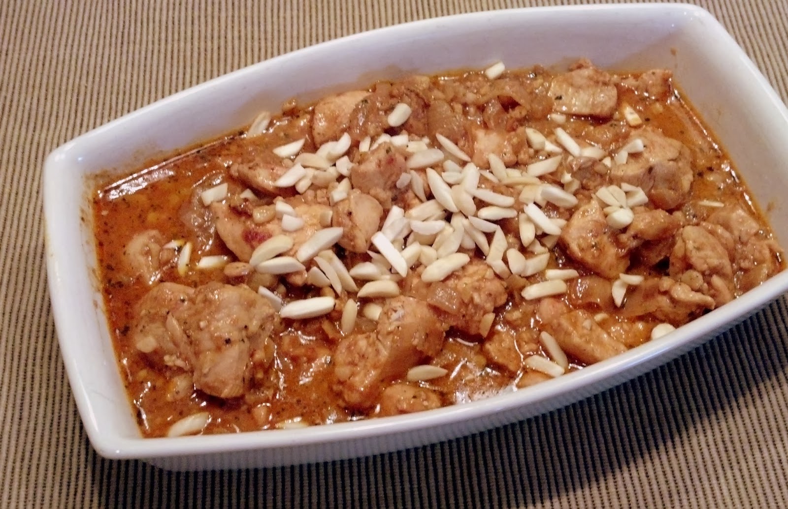 Of Cats and Cardstock: Recipe: Chicken Korma