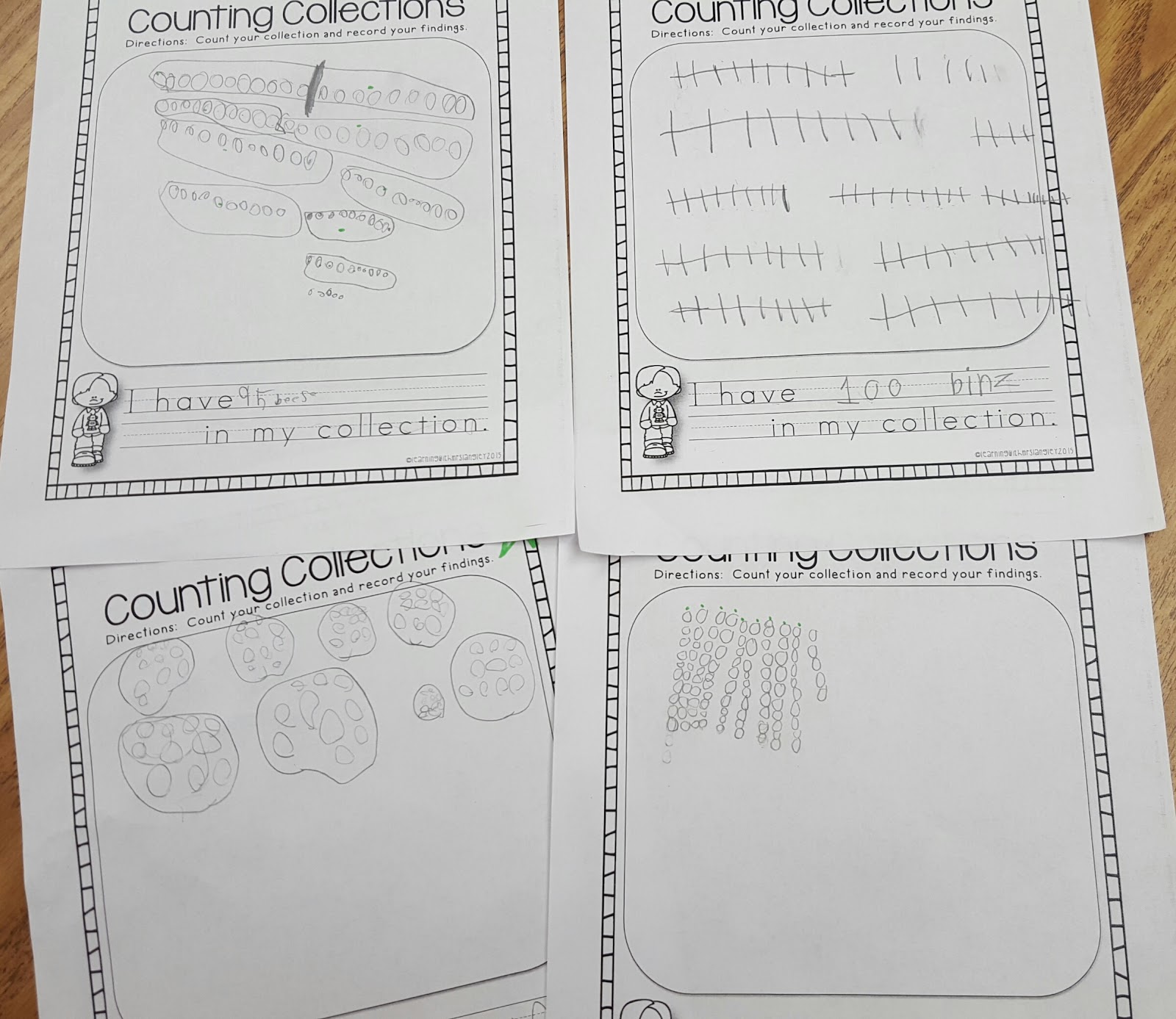 Counting Collections in Kindergarten and a FREEBIE! | Learning with Mrs ...