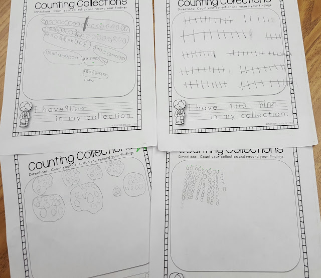 Counting Collections in Kindergarten and a FREEBIE! | Learning with Mrs ...
