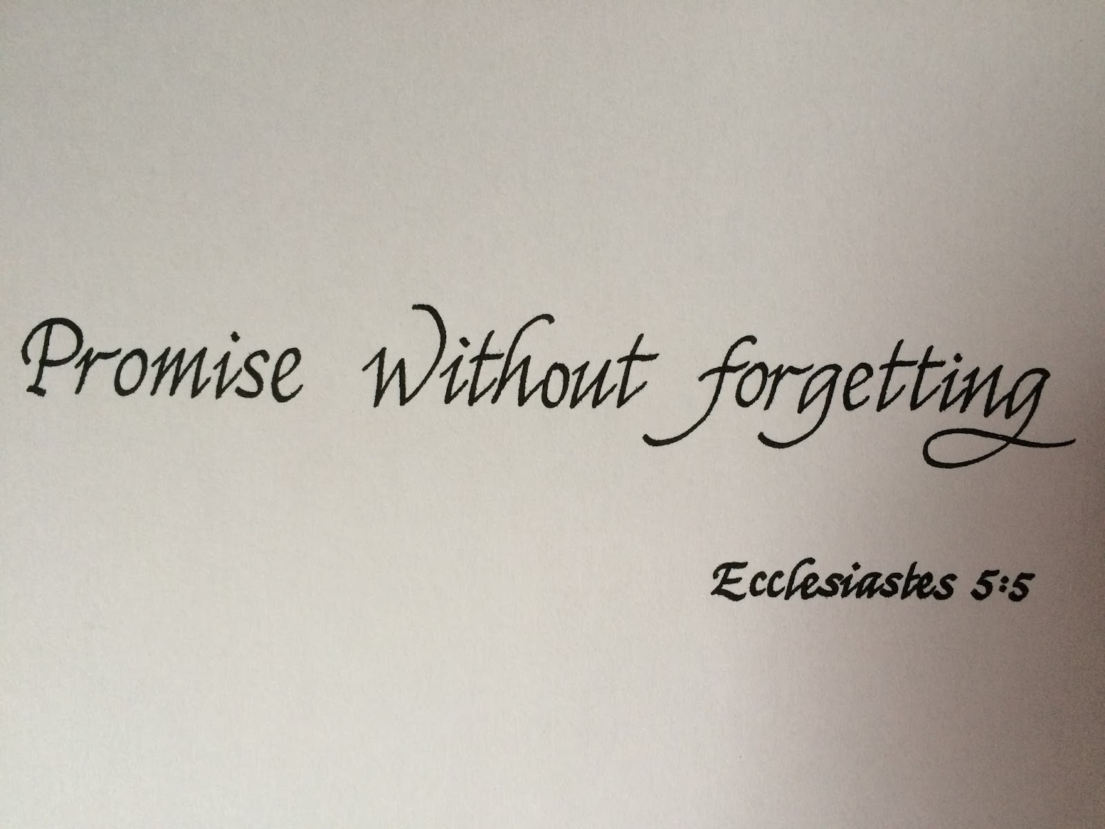 With Every Sun Comes A New Day : Promise Without Forgetting