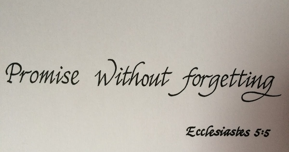 With Every Sun Comes A New Day : Promise Without Forgetting