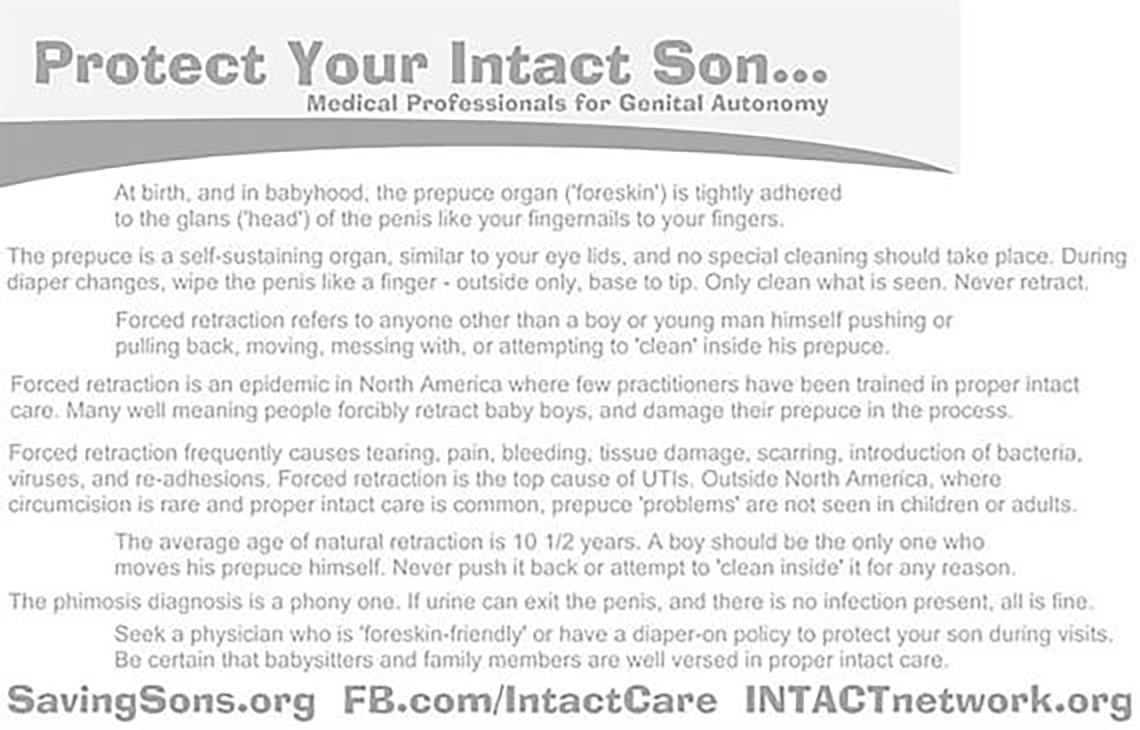 peaceful parenting: Basic Care of the Intact Child