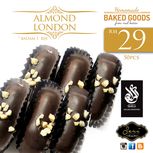 serihomemadecookies: ALMOND LONDON