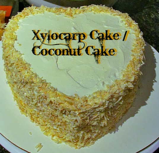 Xylocarp Cake / Coconut Cake ~ SarasYummyBites