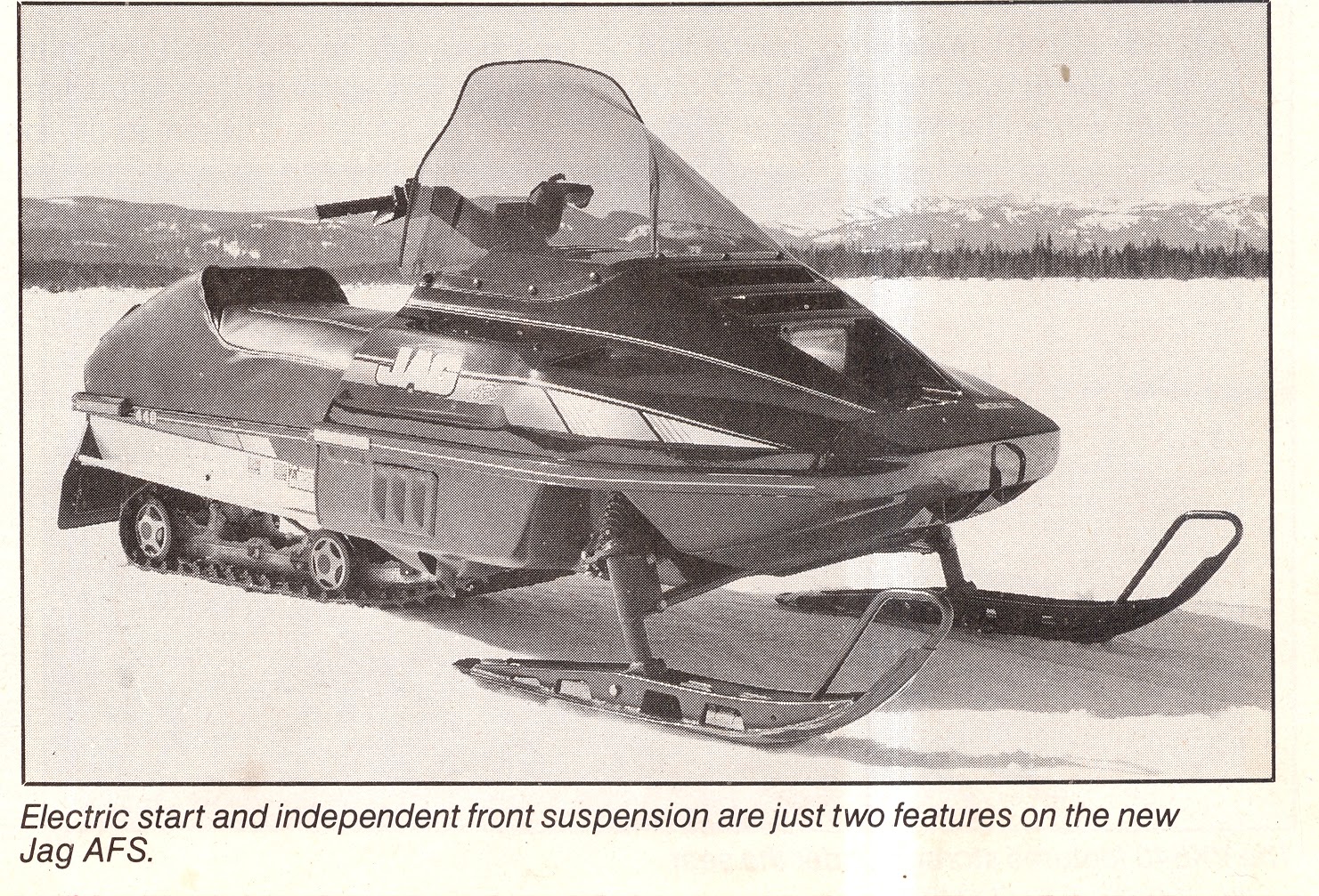 CLASSIC SNOWMOBILES OF THE PAST: 1989 ARCTIC CAT JAG SNOWMOBILE