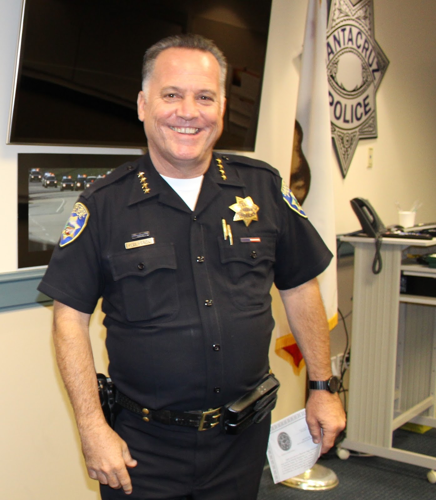 Santa Cruz Police: SCPD Swears in Two New Officers