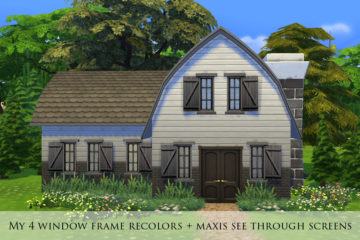 TS4: Medieval Window Recolors | History Lover's Sims Blog