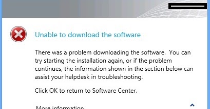 Adam Arkwright | Technical Blog: Software Center | Application Installation Error | 0x87D00607
