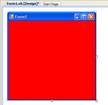 VB.NET Form BackColor