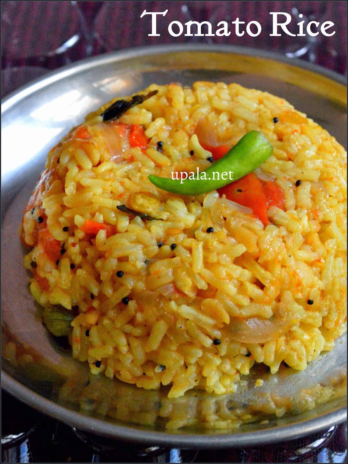 Upala: Tomato Rice/Thakkali sadam