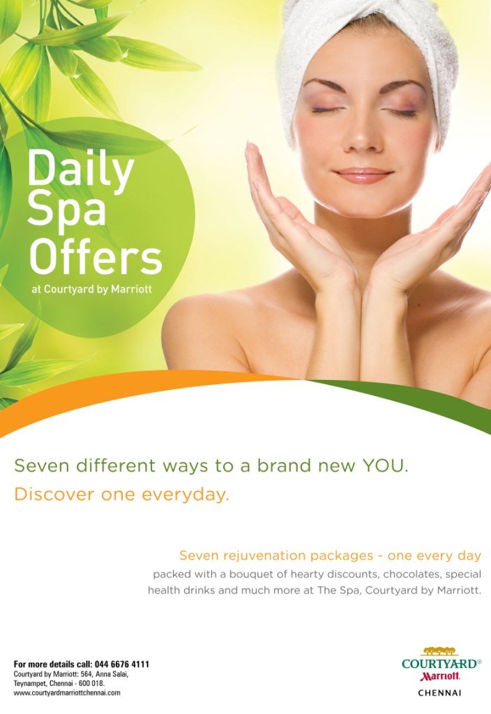 my works: Spa Hoarding and AD