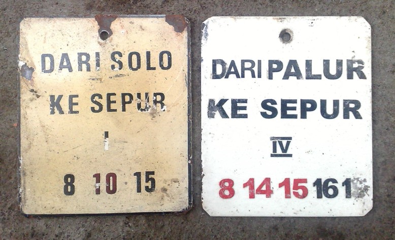 ENAMEL RAMBU - RAMBU KERETA API (TERJUAL)
