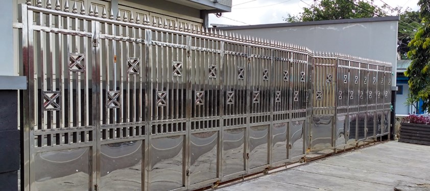 √ 35 Desain Model Pagar Stainless Steel Minimalis Masa Kini