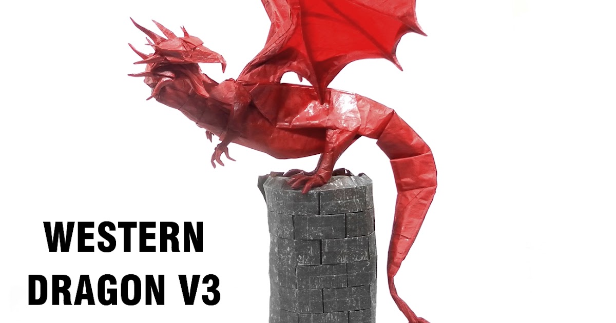 Mariano-Mi mundo el Origami: Western Dragon V3