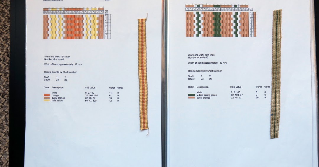 Durham Weaver: Band Weaving and Record Keeping