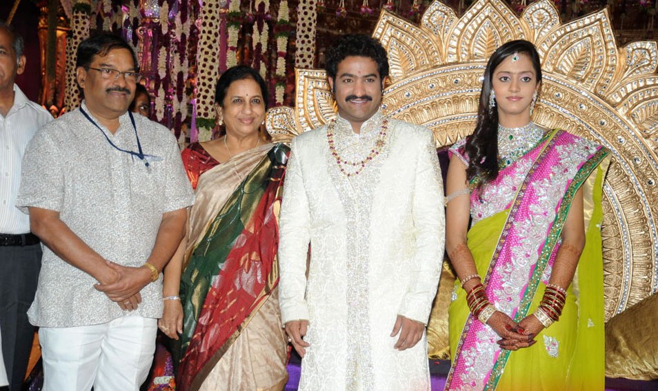 Jr NTR and Lakshmi Pranathi Marriage Pictures | Tollywood Stars Profile