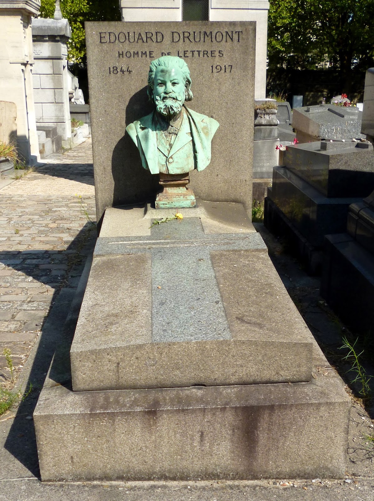 Dr Tony Shaw: Paris 2015: Édouard Drumont, Cimetière du Père-Lachaise #8