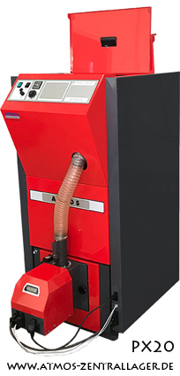 ATMOS : ATMOS PX20 Pelletkessel - der Kessel mit dem kleinsten Platzbedarf