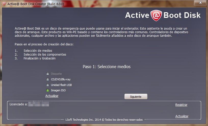 Active@ Boot Disk Suite v13.0.0.2 (Disco de arranque) - Solucionar ...