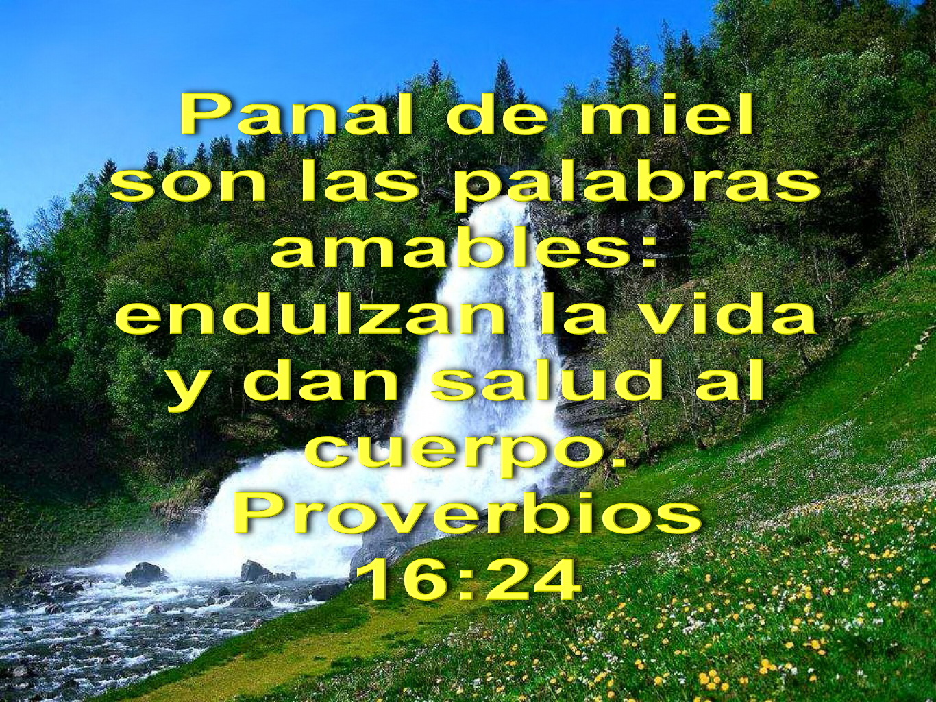Biblia, paisajes y maravillas: Proverbios 16:24